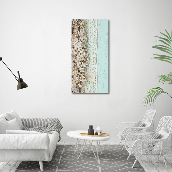 Ebern Designs Kirschblüten - Kunstdrucke auf Leinwand - Wrapped Canvas | Wayfair.de